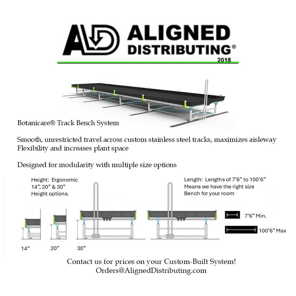 Botanicare Track Bench Systems – Aligned Distributing