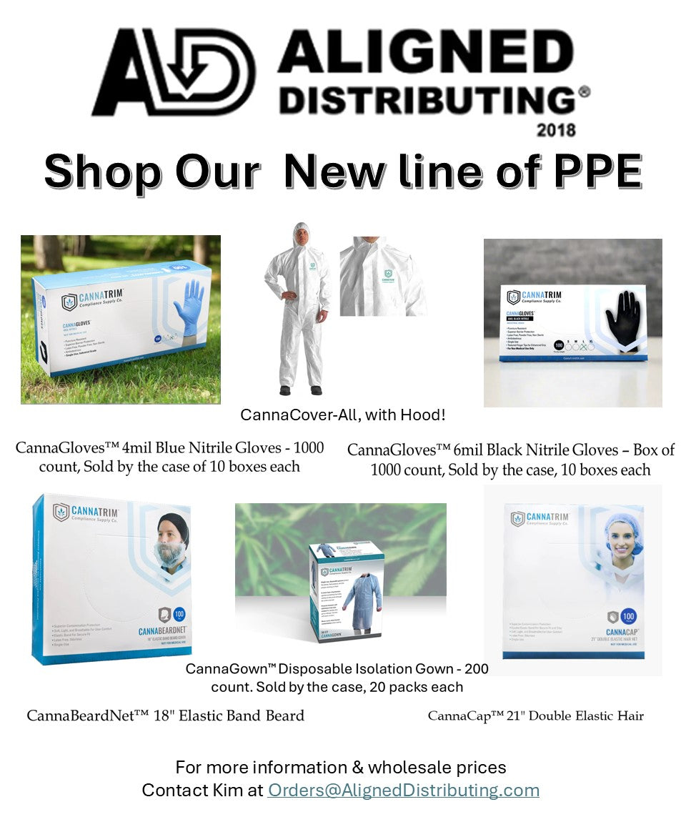 Shop Our New Line of PPE for the Cannabis Industry! – Aligned Distributing